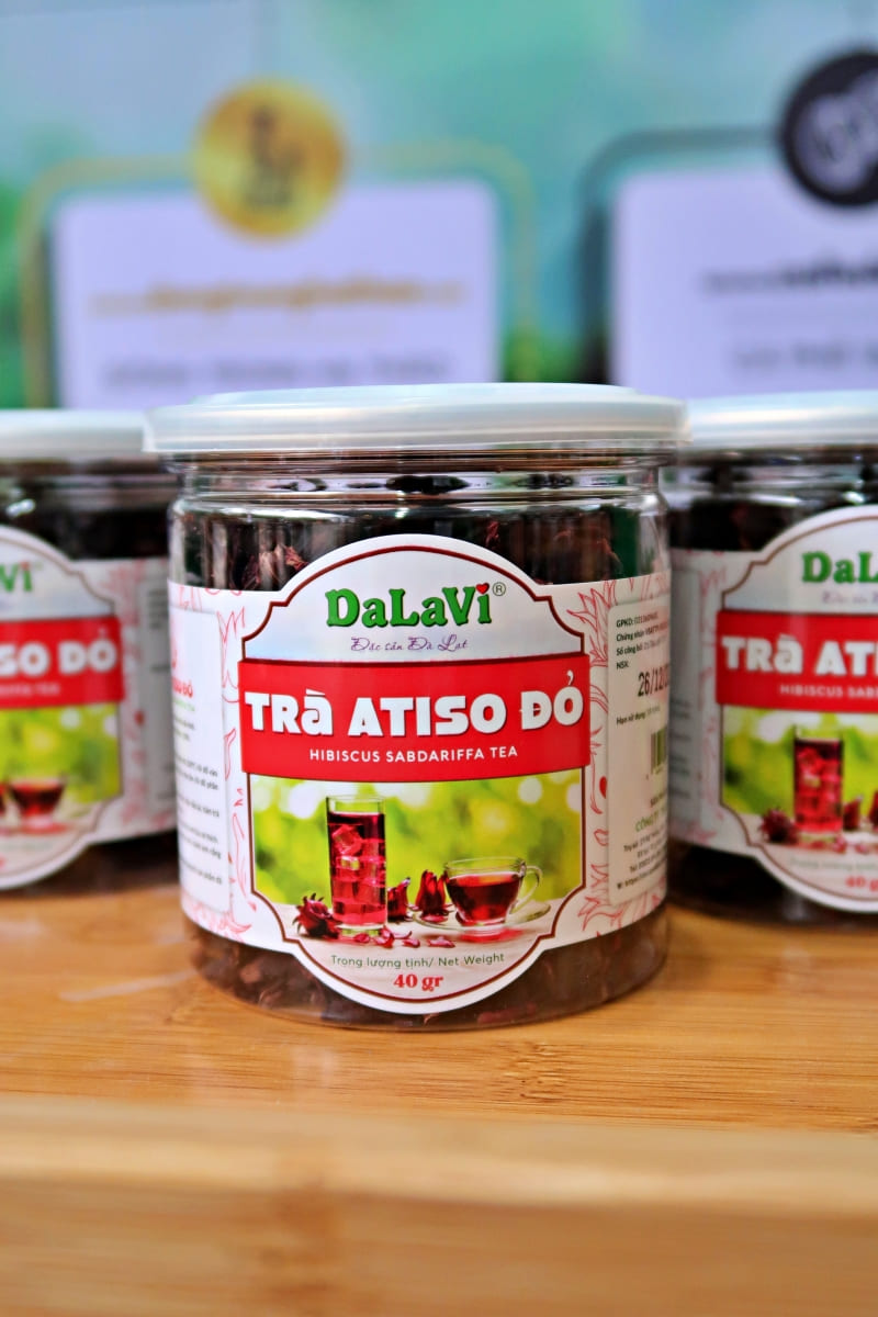 Trà Atiso đỏ: Thanh mát tự nhiên từ 100% đài quả atiso đỏ